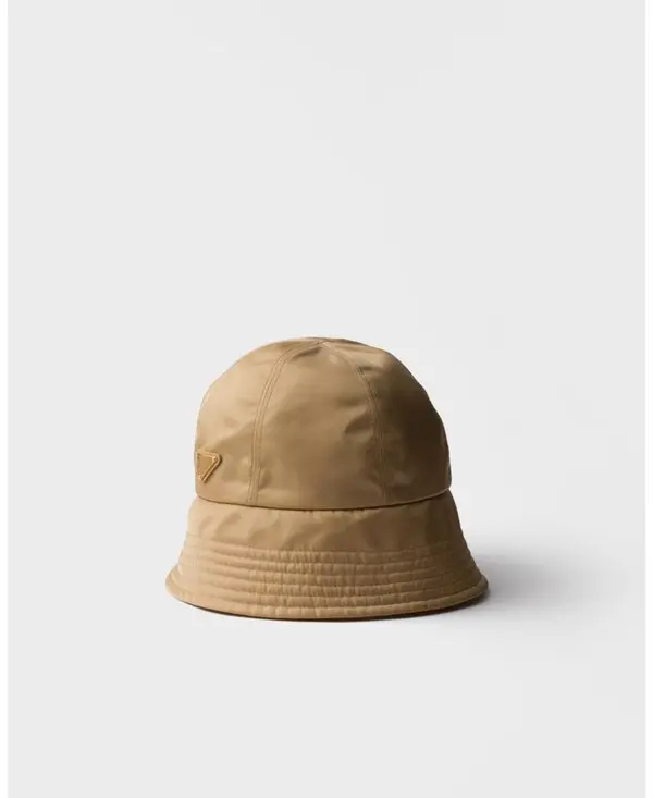 Prada Re-nylon Hat - Camel