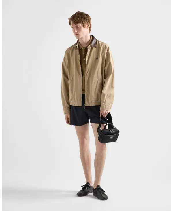 Prada Re-nylon And Saffiano Leather Shoulder Bag