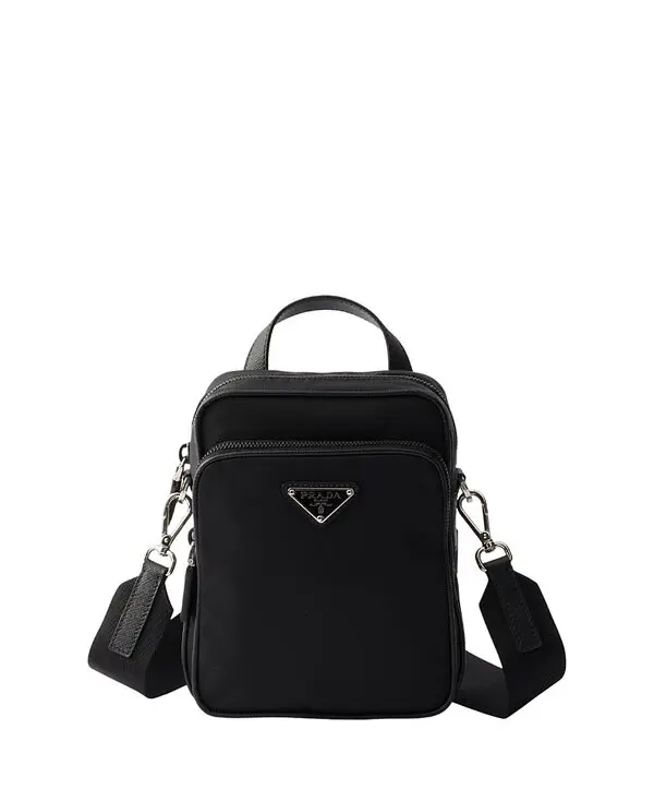 Prada Re-nylon And Saffiano Leather Shoulder Bag