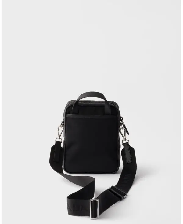 Prada Re-nylon And Saffiano Leather Shoulder Bag