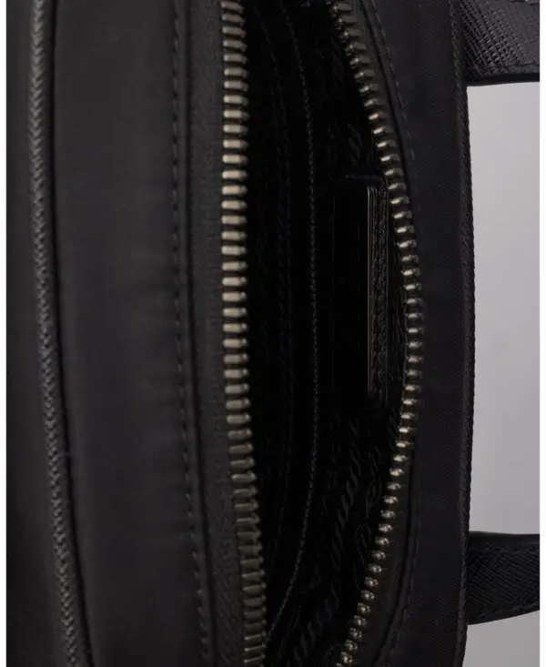 Prada Re-nylon And Saffiano Leather Shoulder Bag