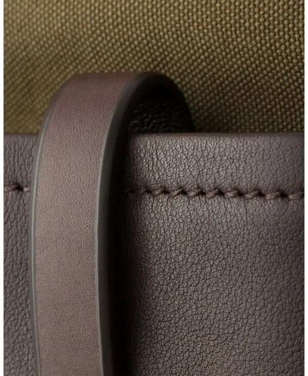 Prada Route Large Canvas And Leather Bag