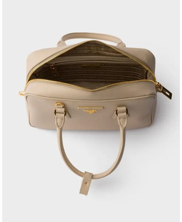 Prada Small Saffiano Leather Top Handle Bag