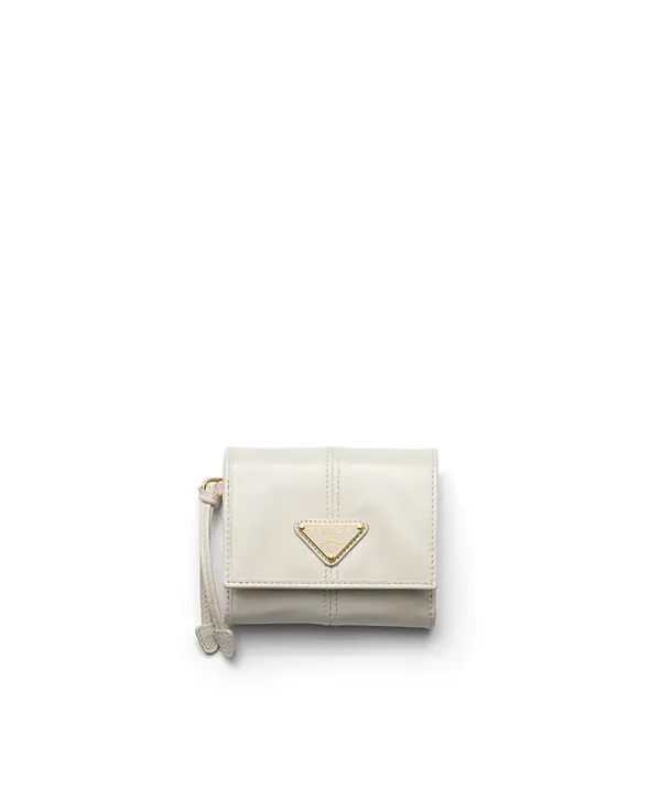 Prada Small Leather Wallet - White