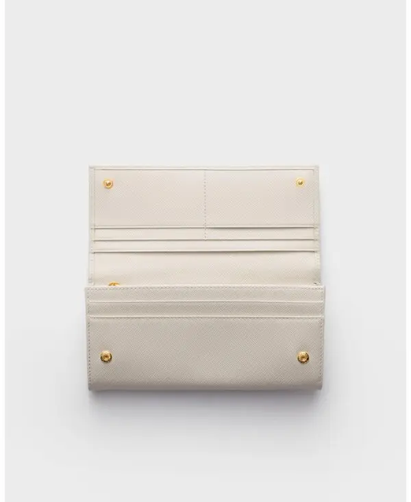 Prada Large Saffiano Leather Wallet