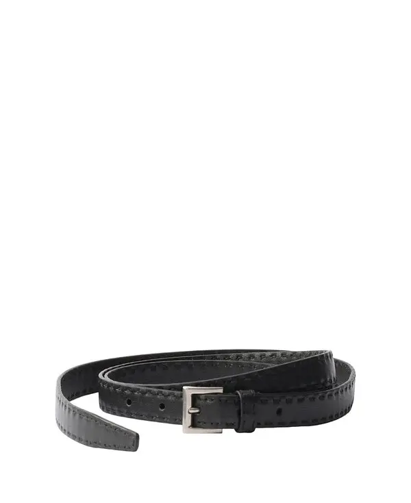 Prada Antiqued Leather Belt