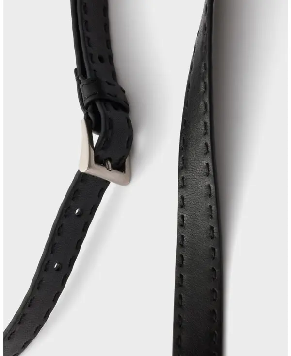 Prada Antiqued Leather Belt