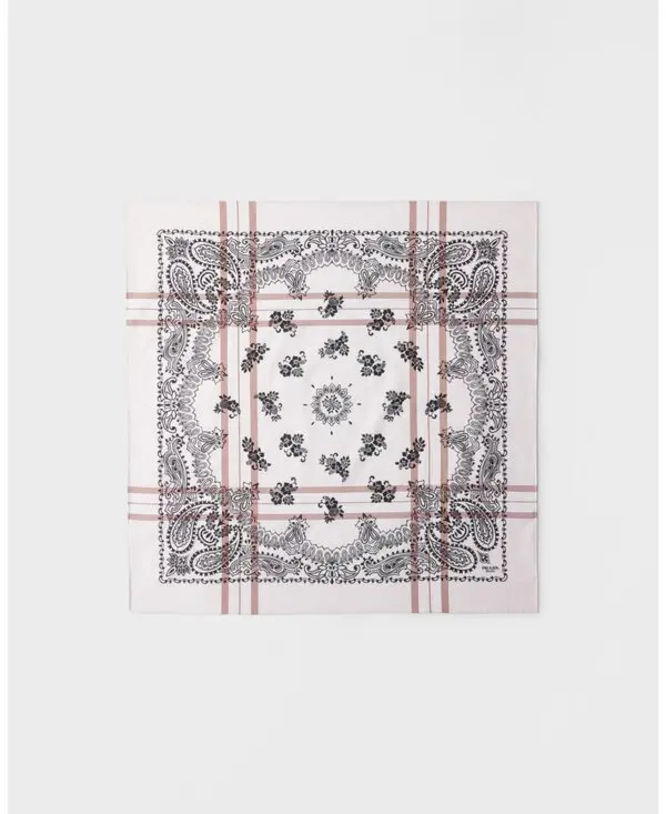 Prada Printed Cotton Scarf 65 - Neutral