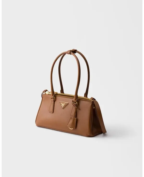 Prada Galleria Medium Saffiano Leather Bag - Brown