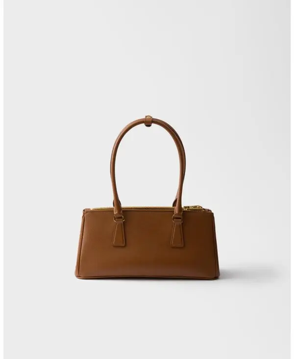 Prada Galleria Medium Saffiano Leather Bag - Brown