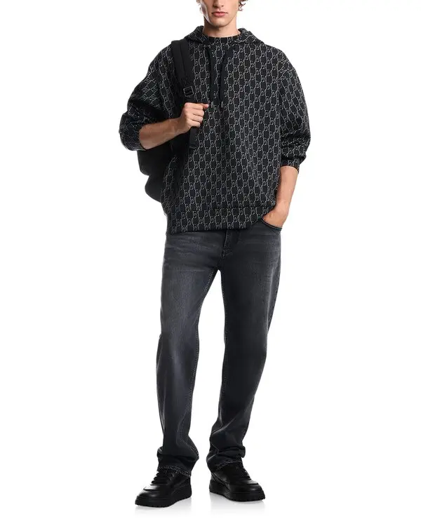 Emporio Armani Oversized Double Cotton Jersey Hoodie