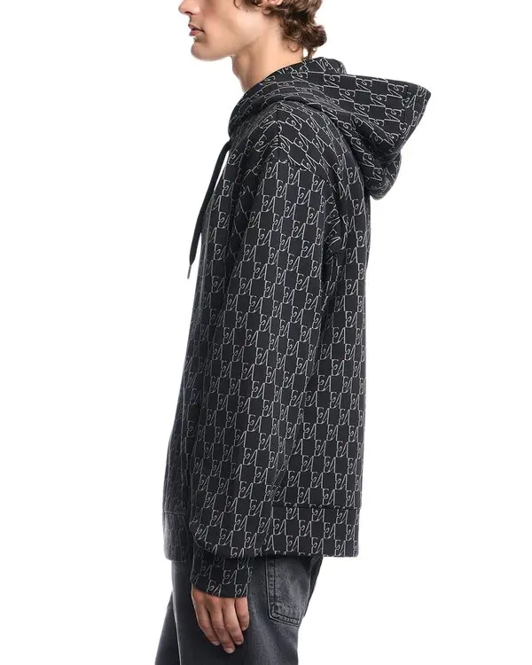 Emporio Armani Oversized Double Cotton Jersey Hoodie