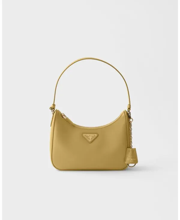 Prada Re-edition 2005 Saffiano Leather Mini-bag - Yellow