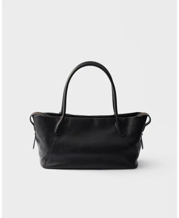 Prada Large Leather Tote Bag
