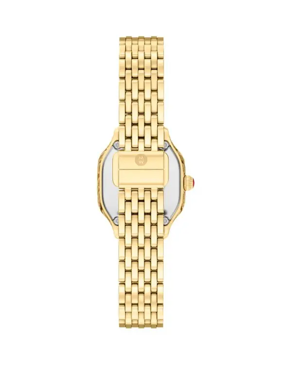 Michele Mega Mini Diamond Zebra Watch, 25 X 23mm