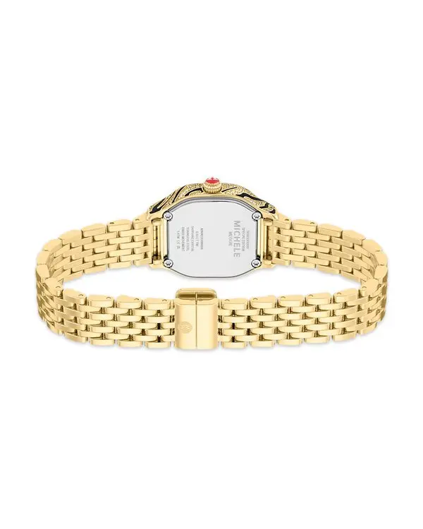 Michele Mega Mini Diamond Zebra Watch, 25 X 23mm