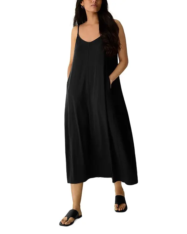 Eileen Fisher Lantern Cami Dress - Black