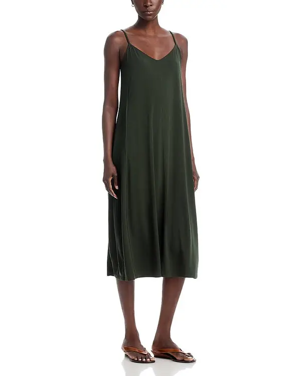 Eileen Fisher Lantern Cami Dress - Seaweed