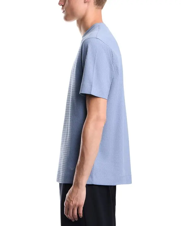 Emporio Armani Cotton Jacquard Jersey Tee