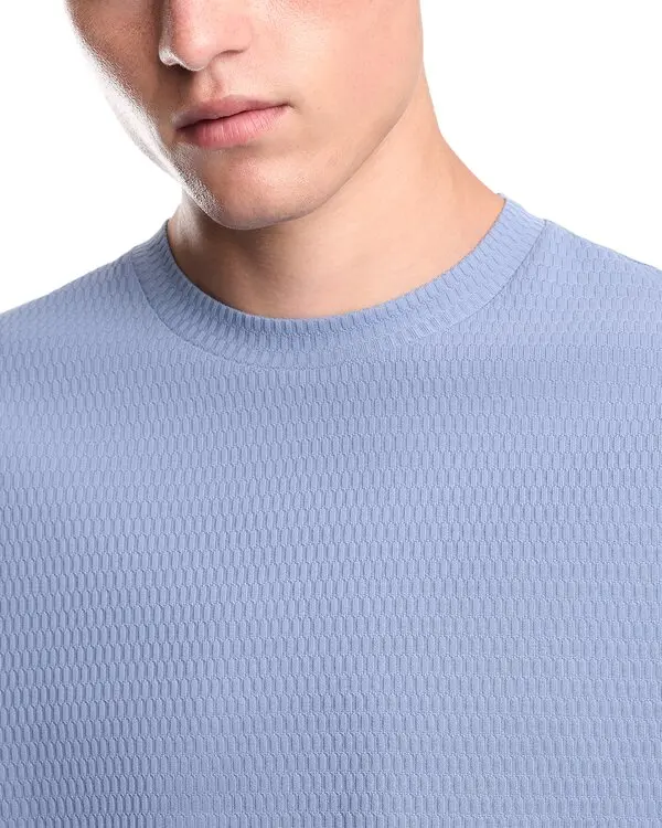 Emporio Armani Cotton Jacquard Jersey Tee