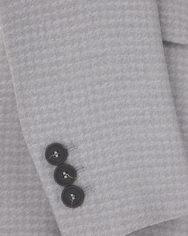 Emporio Armani Pied De Poule Checkered Blazer