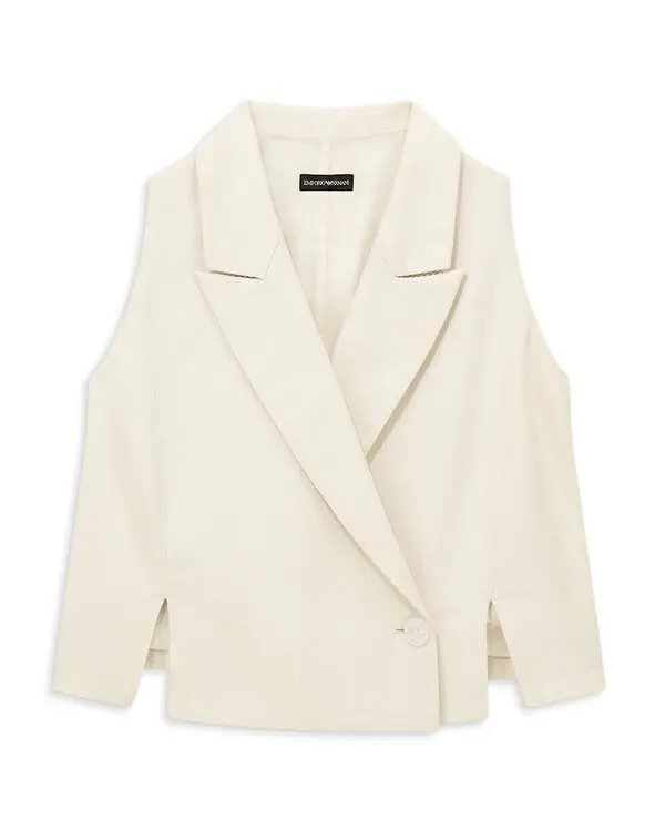 Emporio Armani Oversized Button Front Waistcoat