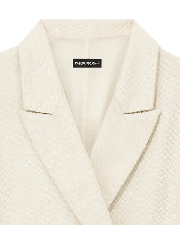 Emporio Armani Oversized Button Front Waistcoat