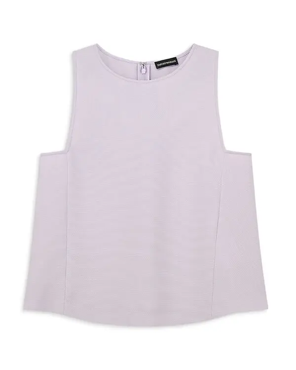 Emporio Armani Sleeveless Streamlined Top - Lilac