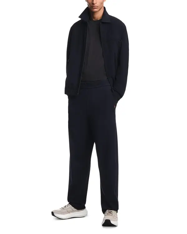 Emporio Armani Regular Fit Textured Stretch Trousers