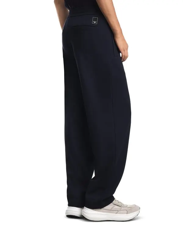 Emporio Armani Regular Fit Textured Stretch Trousers