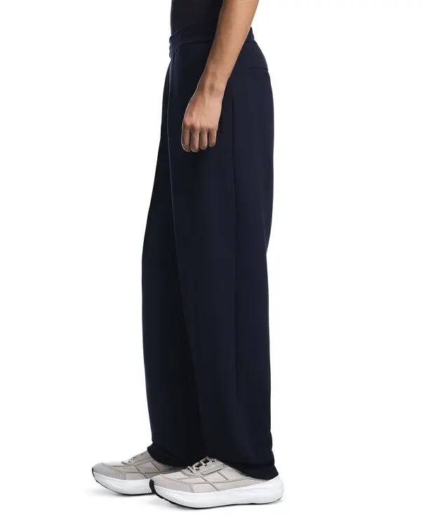 Emporio Armani Regular Fit Textured Stretch Trousers