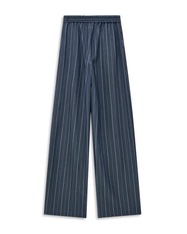 Emporio Armani Oversized Printed Jacquard Denim Trousers