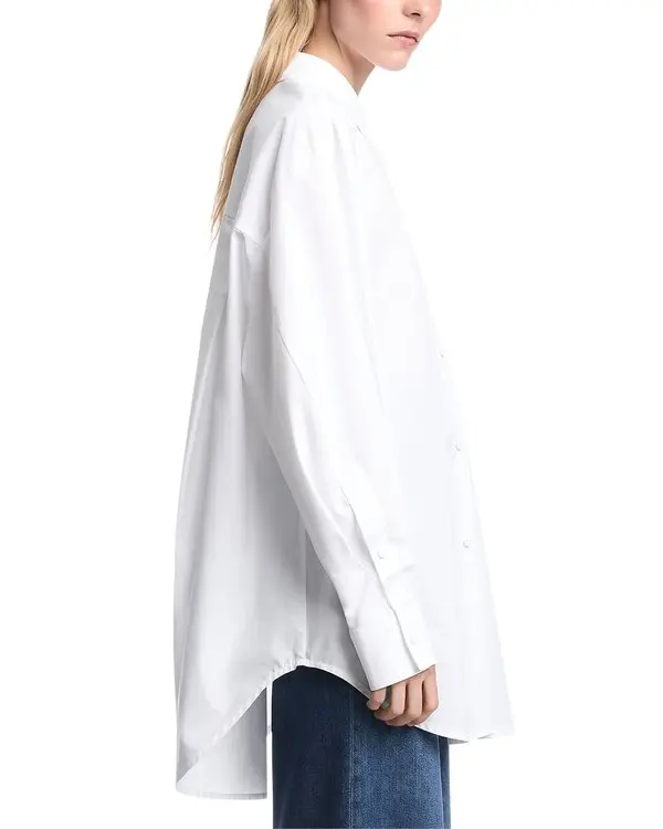 Emporio Armani Oversized Cotton Poplin Shirt