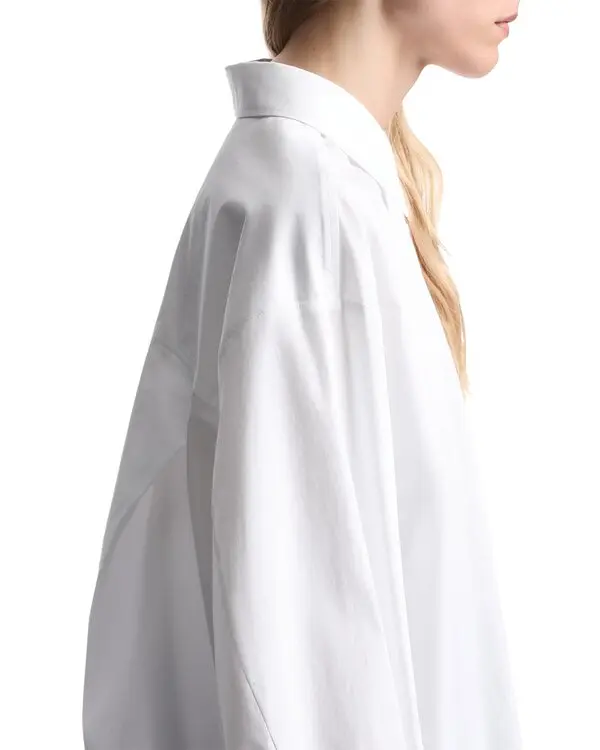 Emporio Armani Oversized Cotton Poplin Shirt
