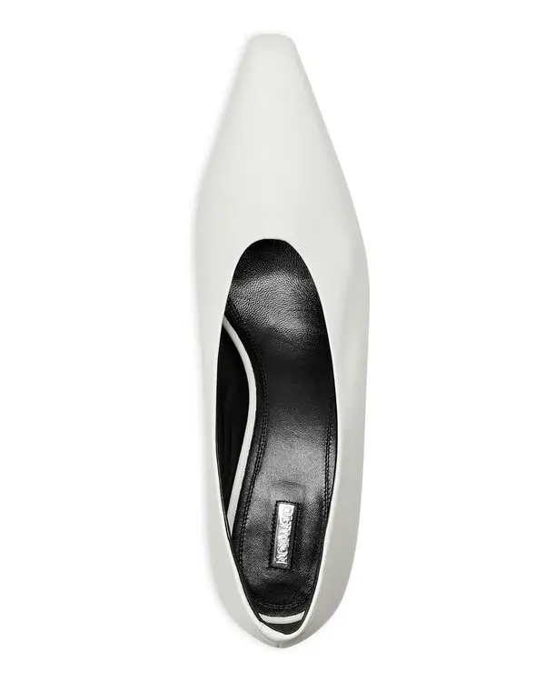 NODALETO Dona Leather Kitten Heel Pumps