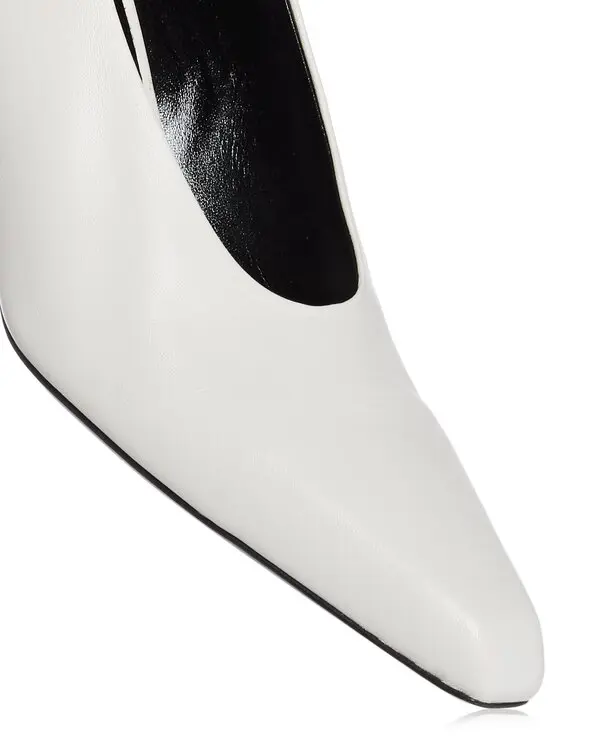 NODALETO Dona Leather Kitten Heel Pumps