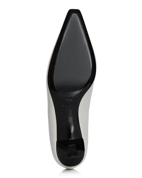 NODALETO Dona Leather Kitten Heel Pumps