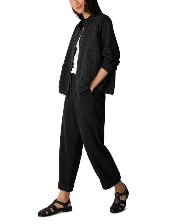Eileen Fisher Stand Collar Jacket