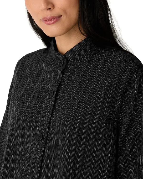 Eileen Fisher Stand Collar Jacket