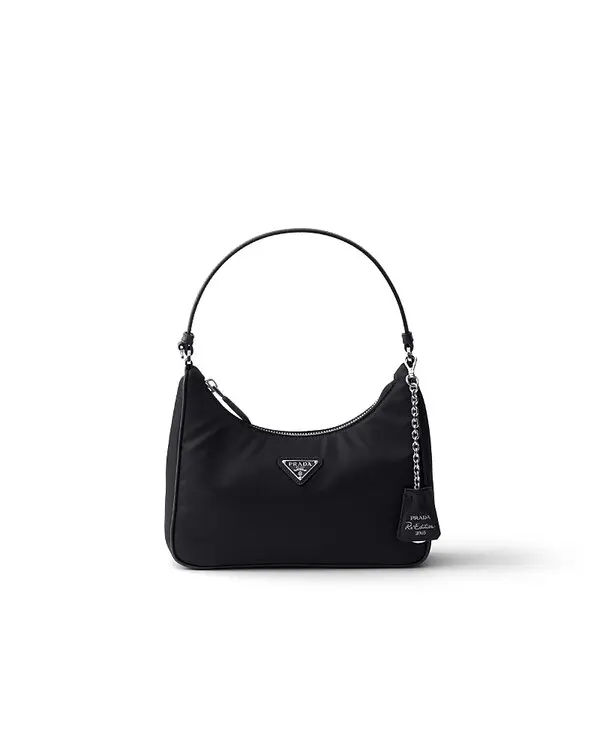Prada Re-edition 2005 Re-nylon And Saffiano Mini Bag - Black