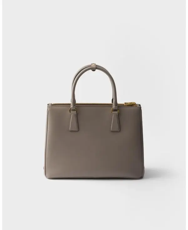 Prada Galleria Large Saffiano Leather Top Handle Bag - Clay Grey