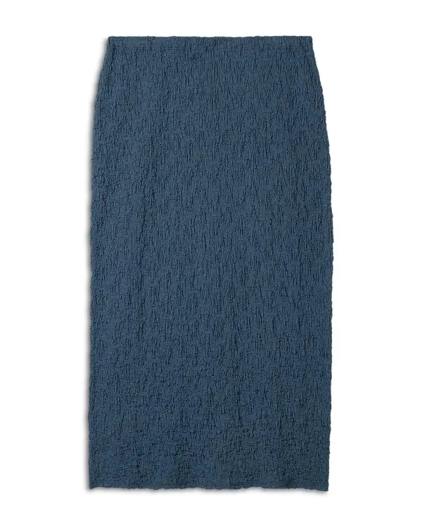 Eileen Fisher Textured Straight Midi Skirt