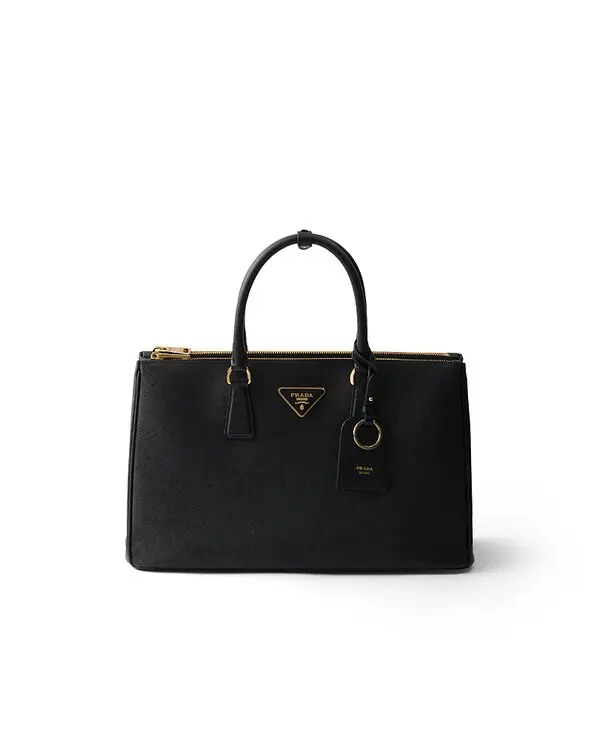 Prada Galleria Saffiano Leather Large Bag - Black