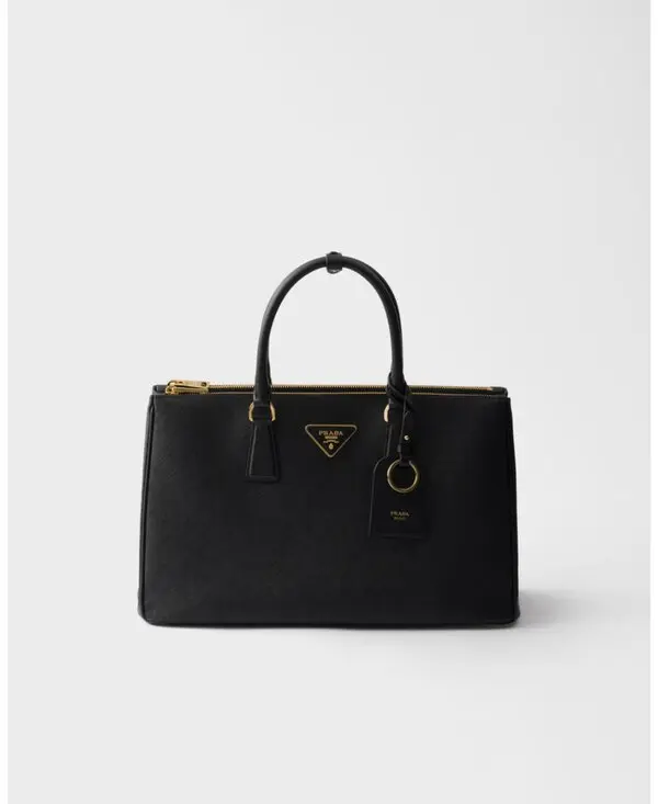 Prada Galleria Saffiano Leather Large Bag - Black
