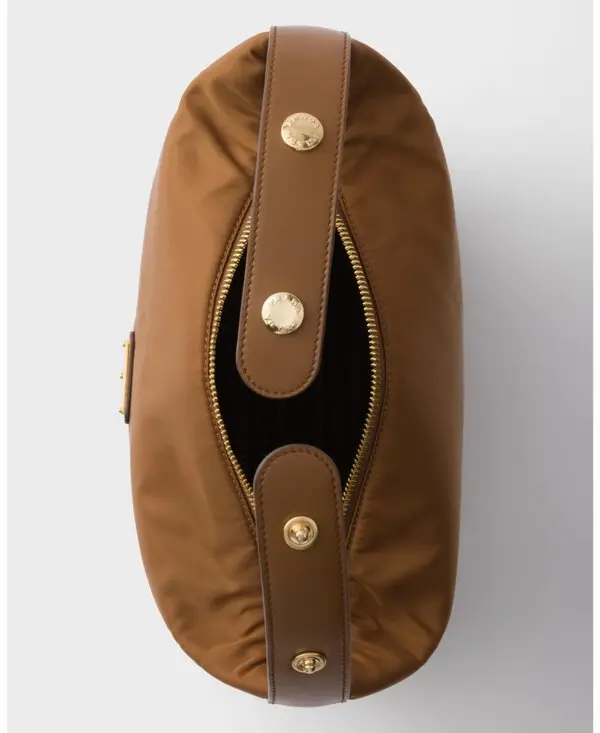 Prada Cherie Re-nylon Mini Bag - Light Brown