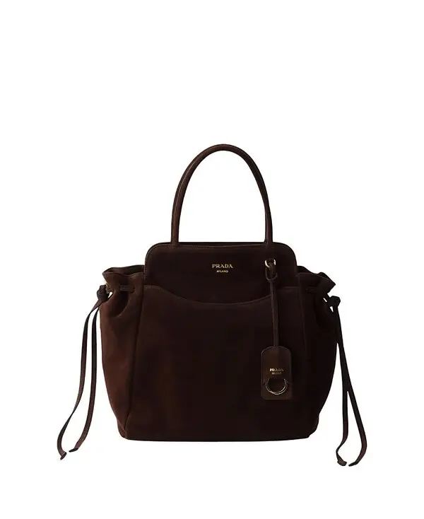 Prada Carry Medium Suede Bag