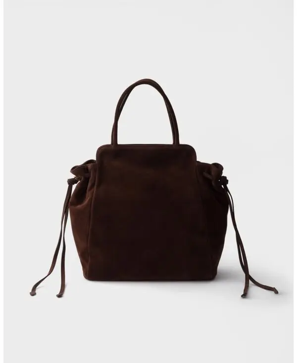 Prada Carry Medium Suede Bag