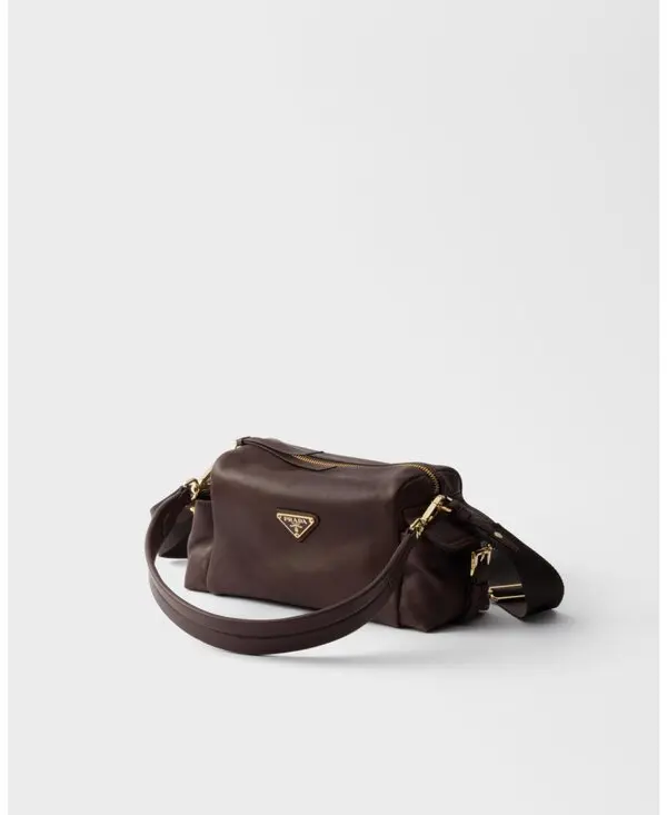 Prada Explore Small Nappa Leather Bag - Brown