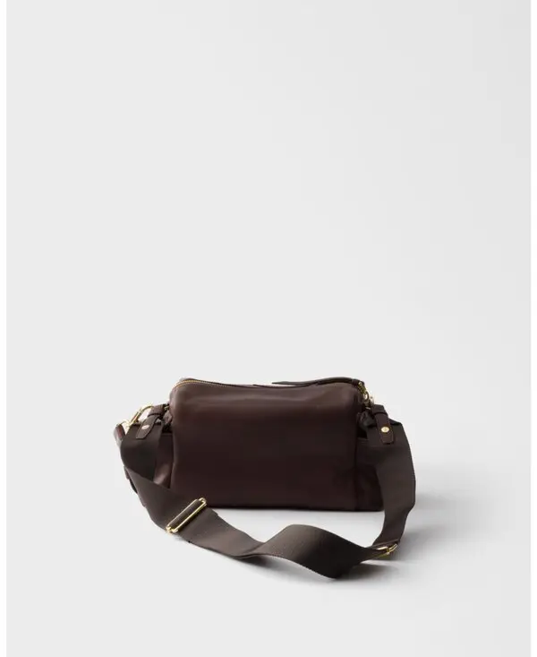 Prada Explore Small Nappa Leather Bag - Brown