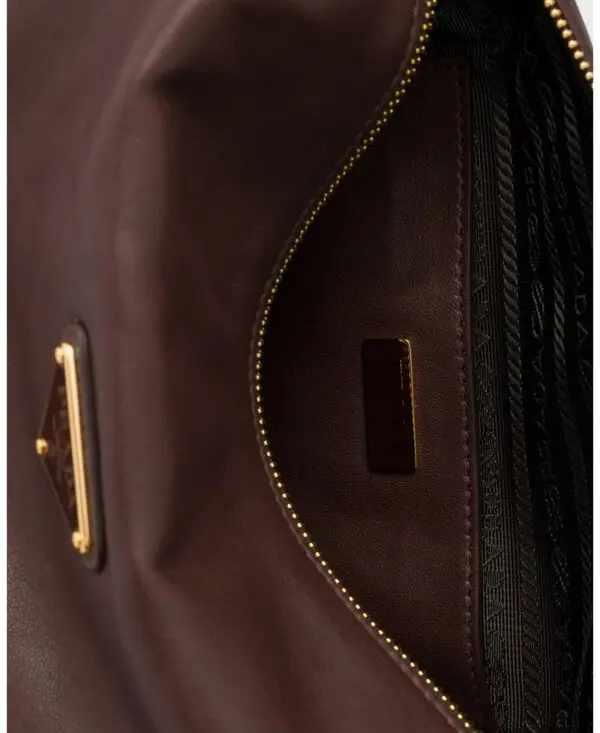 Prada Explore Small Nappa Leather Bag - Brown